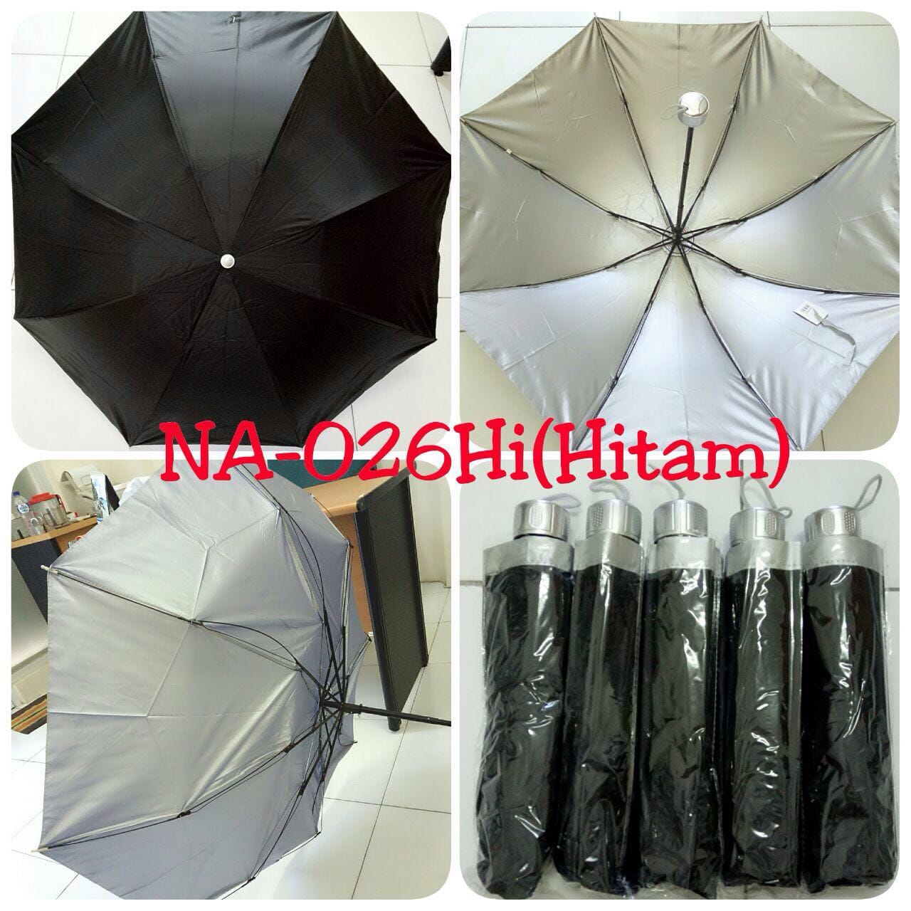 Payung Hitam | Souvenir Payung Promosi 0877 6262 1978